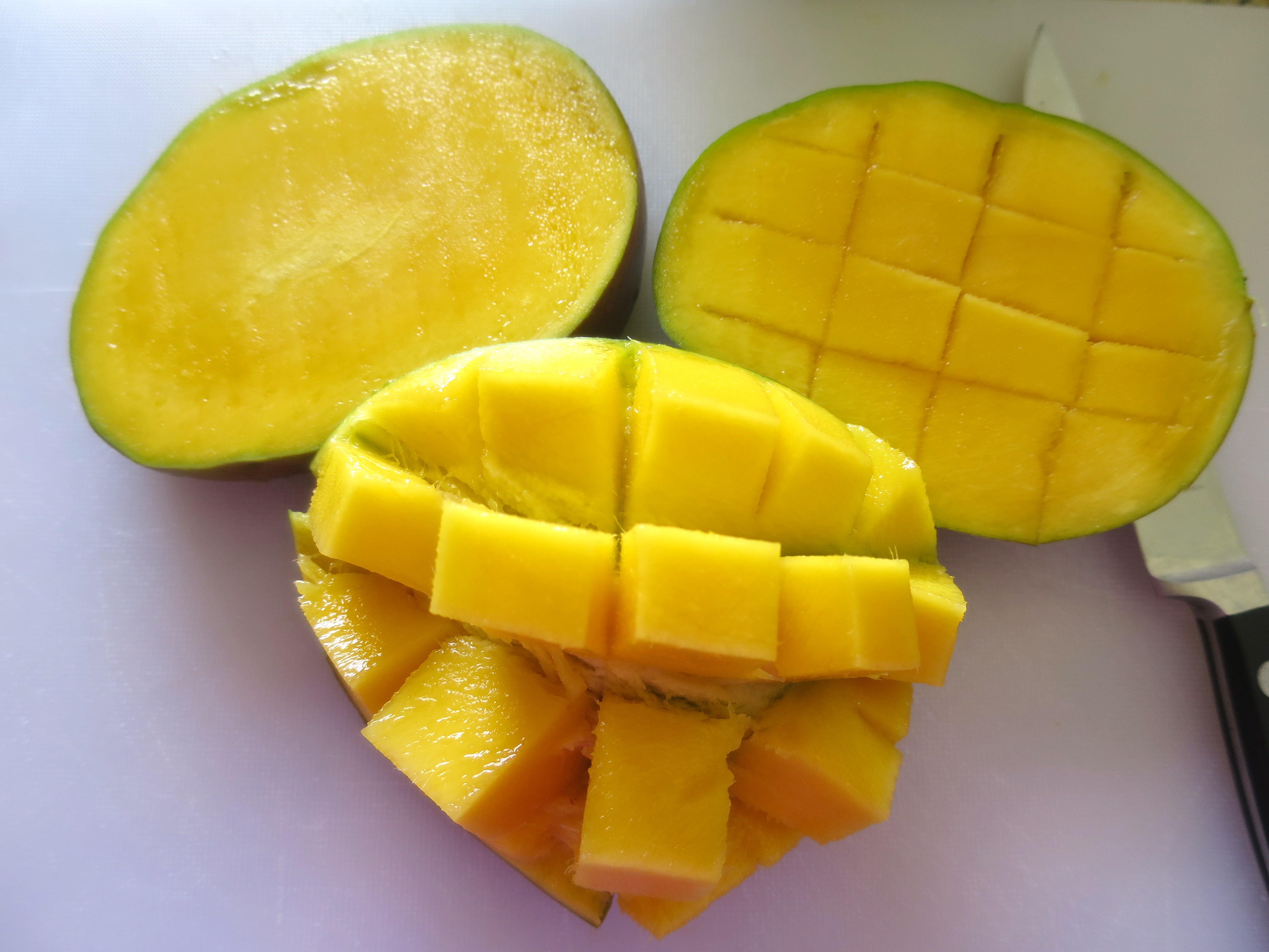 How To Cut A Mango Positively Stacey How To Cut A Mango Positively Stacey