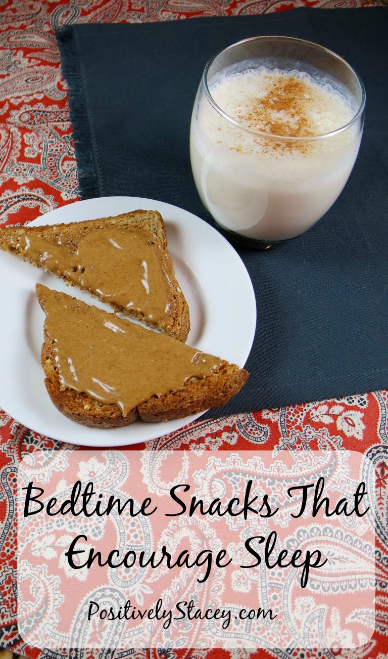 Bedtime Snacks that Encourage Sleep - Positively Stacey