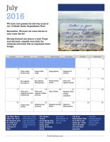Getting Organized! July Home Organization Calendar - Positively Stacey