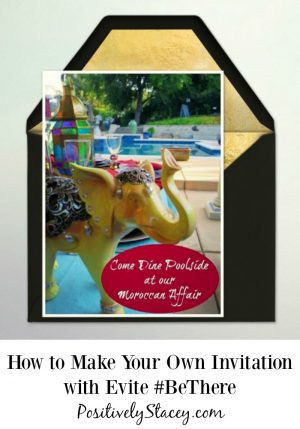 How to Make Your Own Invitation with Evite #BeThere - Positively Stacey