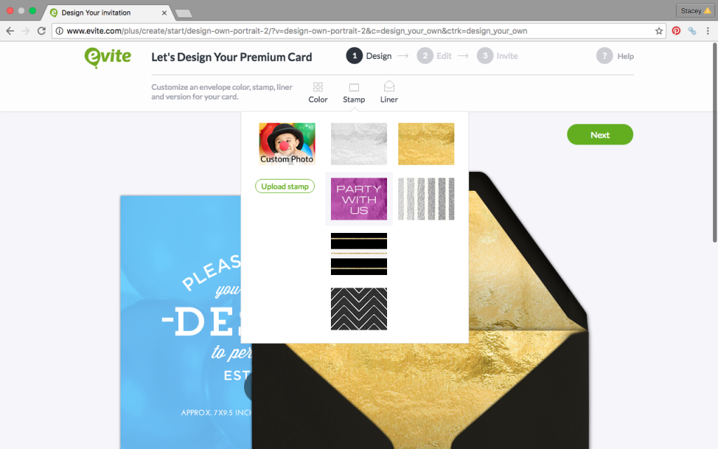 How to Make Your Own Invitation with Evite #BeThere - Positively Stacey