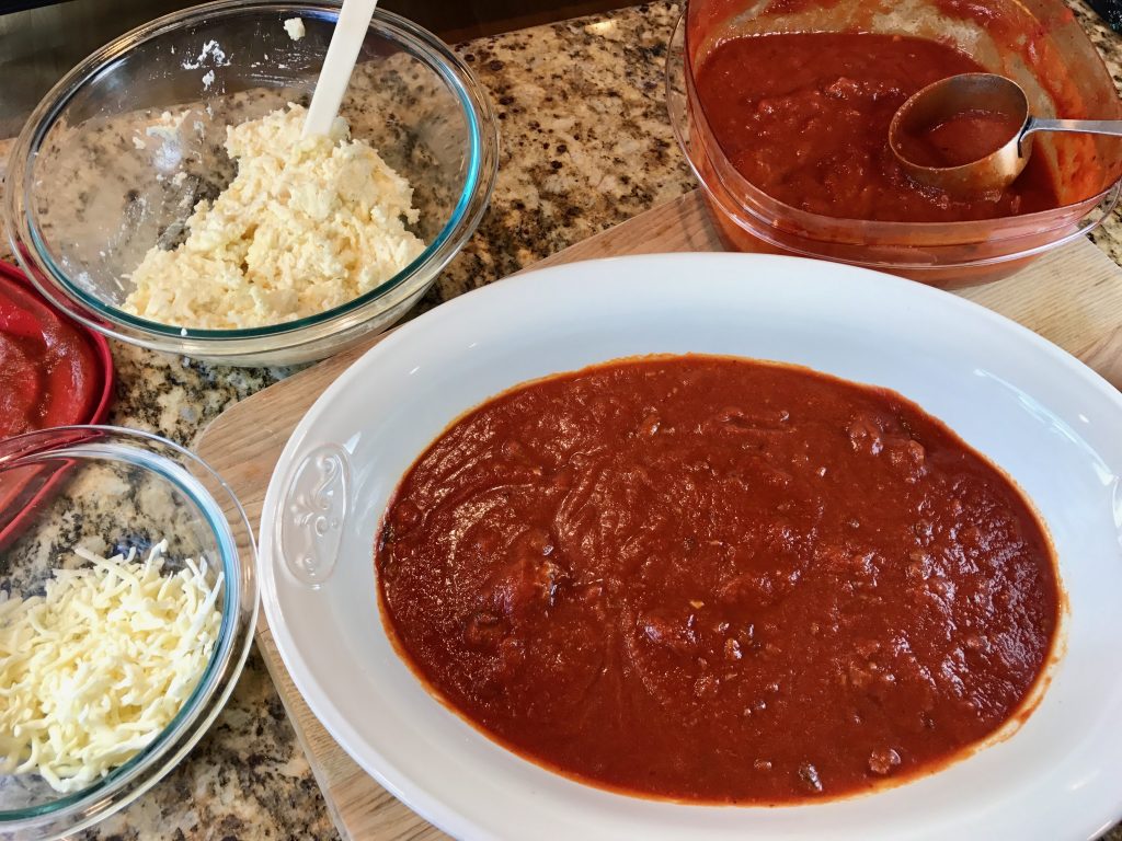 Extra Chessy Stuffed Shells #SundaySupper - Positively Stacey