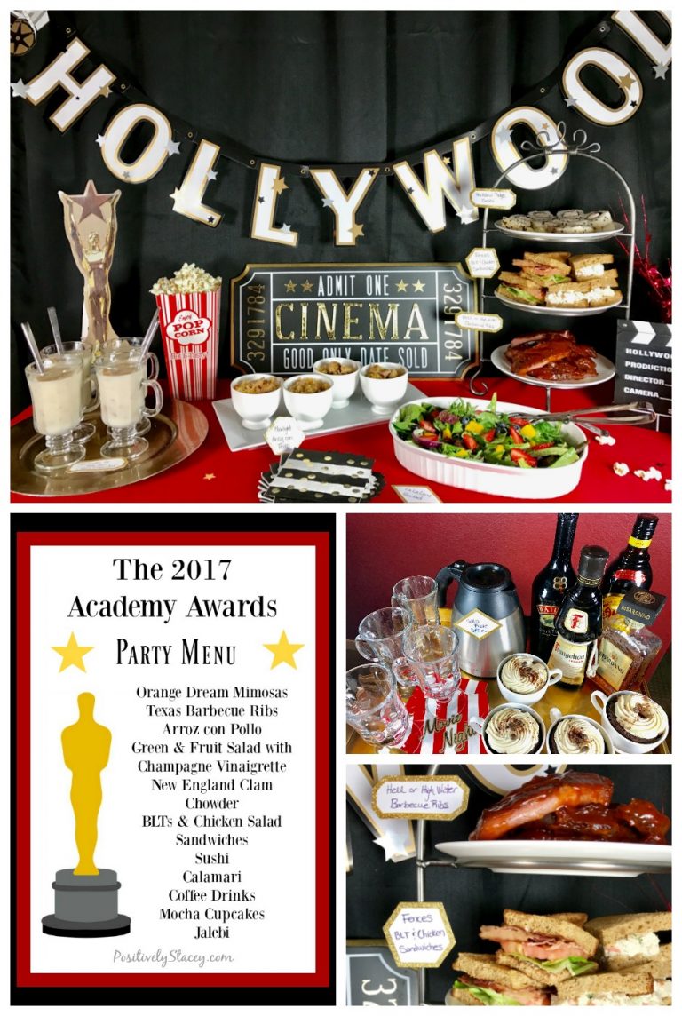Oscars 2017 Best Picture Nominee Themed Party Menu - Positively Stacey