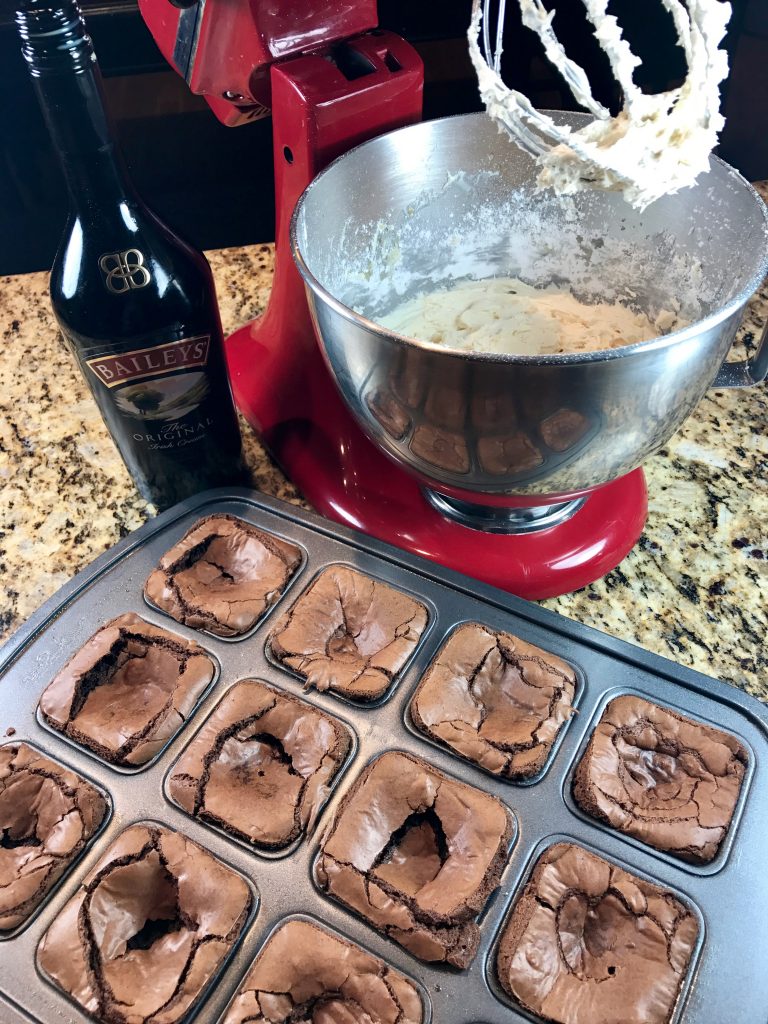 Bailey's Irish Cream Brownies Recipe - Positively Stacey