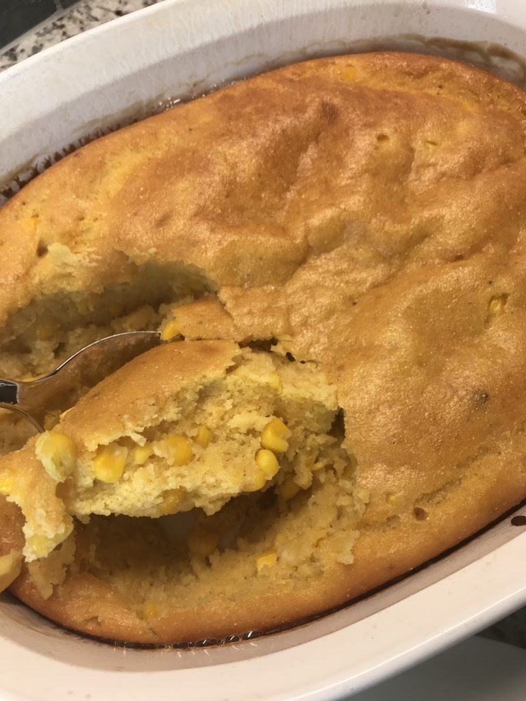 Corn Spoon Bread - A WW Freestyle Recipe - Positively Stacey